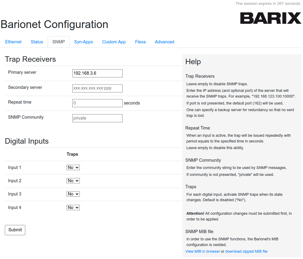 Control Barionet Relays from Informacast