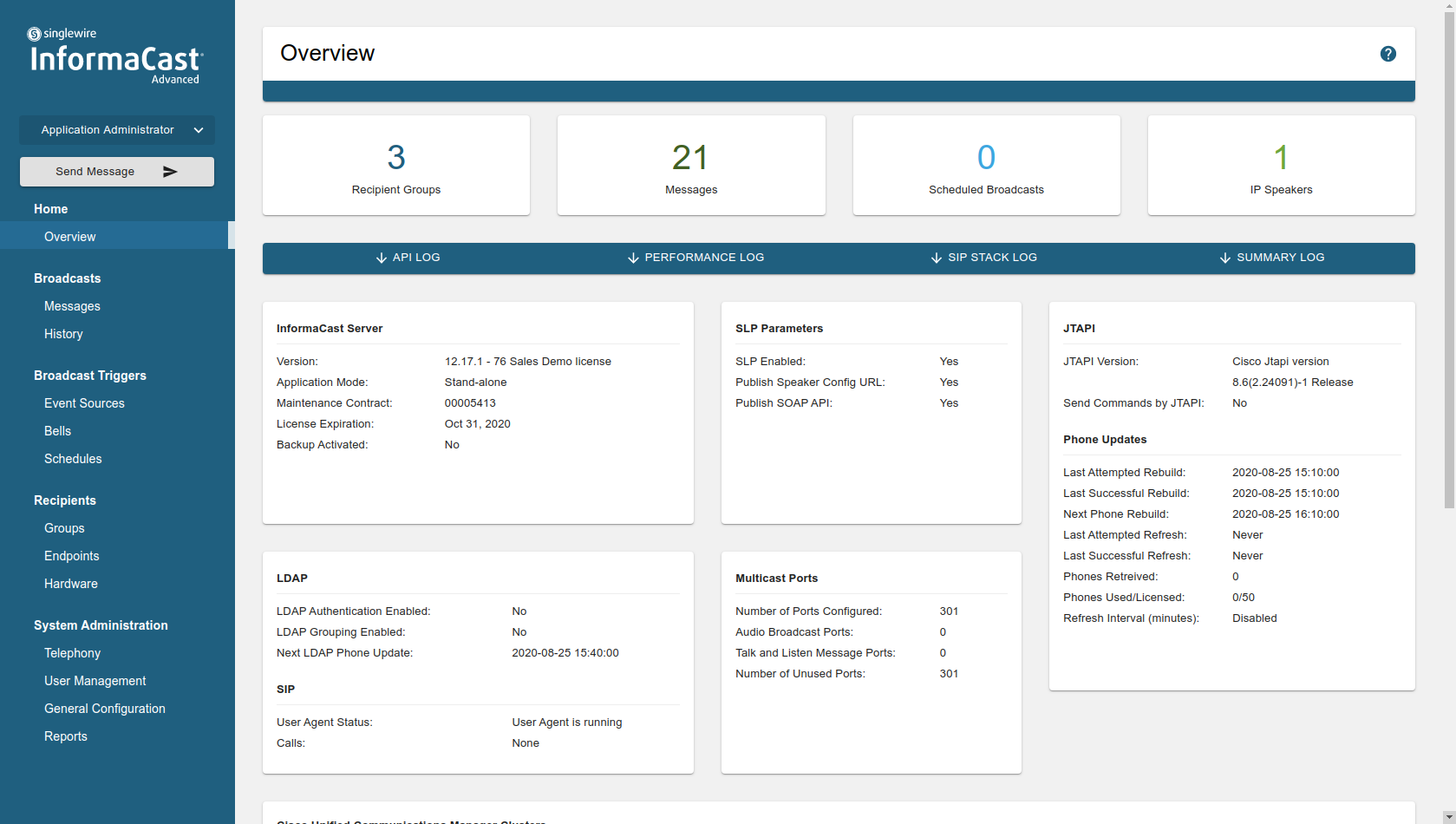 How to trigger InformaCast notifications on the IP Former using a ...